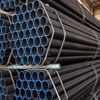 China Gr A A53 Carbon Steel Tube Sch40 Black Mild Steel Pipe ERW OD 20-500mm for sale