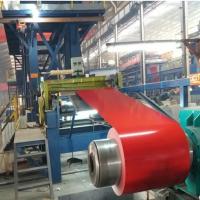 China Red ASTM Prepainted Galvalume Steel Coil 792 Color Coated Sheet 0.12-4.0mm for sale
