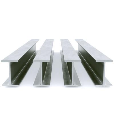 China Q235B Q345B Carbon Steel H Beam I Beam 100mm to 900mm Width for Construction for sale