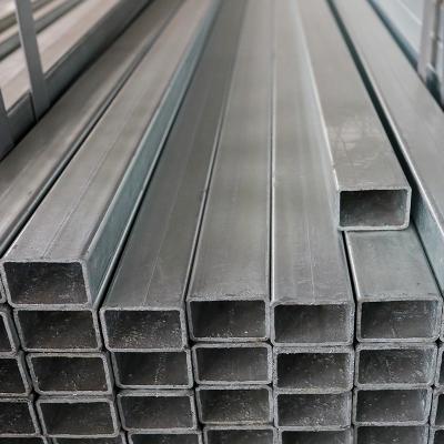 China Hot Dip Galvanized Square Steel Tube A500 S355 2x2 Inch 0.6-20mm Wall Thickness for sale