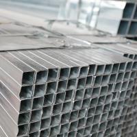 China En S355JR Hot Dip Galvanized Square Tube 0.6-20mm Wall Thickness 6m Length MTC for sale