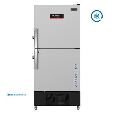China MD-25L518 Coated Steel Internal Material Biomedical Upright Freezer 518L With Direct Cooling Feature for sale