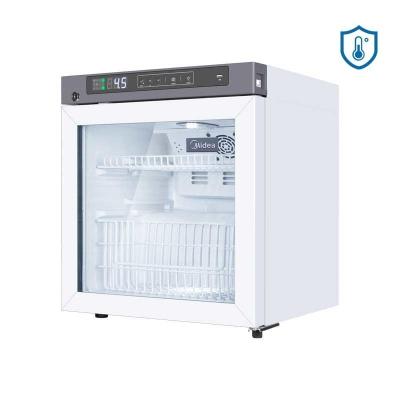 China MC-5L42 Load Capacity Midea Portable High Safe Pharmaceutical Fridge with Single Glass Door for sale