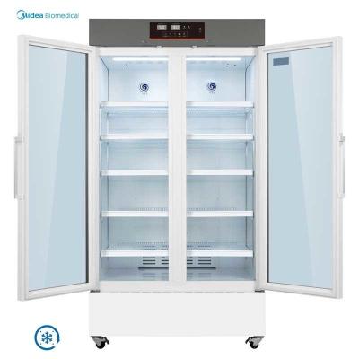 China MC-5L1006 Medical Pharmacy Refrigerator Vaccine Medium Scale No Frost Defrost Type Glass Door for sale