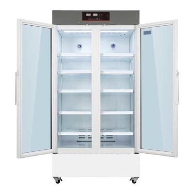 China MC-5L756 Glass Door Lab Refrigerator With Over-Temperature Alarm for sale