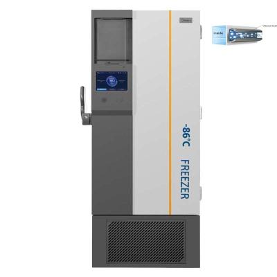 China MD-86L568BS Vertical Smart Invert Ultra Low Temperature Freezer Fridge Cabinet 568L With LCD Touch Screen for sale