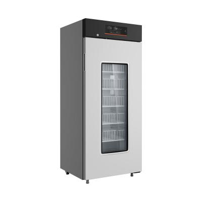 China 206L Blood Storage Refrigerator Midea Stainless Steel Interior with Rust-Proof Shelves for sale