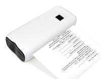 China Wireless Portable Printer Small BT Document A4 Paper Printer 210mm for sale