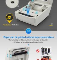 China Thermal Postage Sticker Printer USB Barcode 4 inch Thermal Label Printer for sale