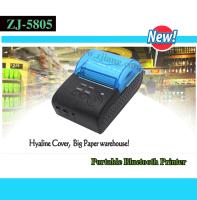China Mini Portable Waybill Printer Bluetooth Thermal Printer 58mm ZJ-5805 for sale