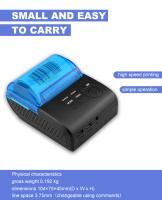 China Bluetooth 58mm Portable Mini Thermal Printer Thermal Transfer Android POS for sale