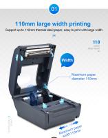 China Bluetooth Shipping Label Maker Printer 4x6 For Fedex USPS for sale