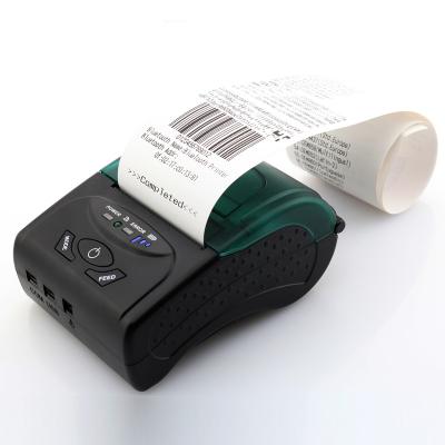 China 58mm Wireless Portable Printers Thermal Printer Bluetooth Mini For QR Code Receipt Printing for sale