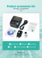 China Mobile Mini Bluetooth Thermal Printer 58mm Ticket Receipt Barcode Printing for sale