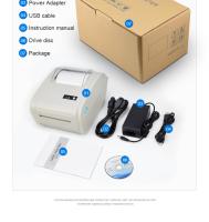 China Thermal Postage Sticker Printer USB Barcode 4 inch Thermal Label Printer for sale