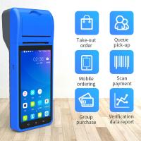 China Android 8.1 PDA POS Terminal Mobile Handheld Mini With 58mm Printer for sale