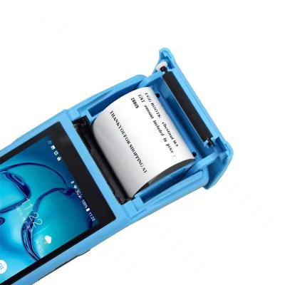 China Bluetooth / USB 5.5 Inch Android POS Terminal With 58mm Built In Printer for sale