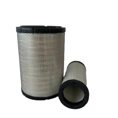 China Excavator Air Filter P536457 P536492 AF25589 40CC1473 131-8822 131-8821 237*131*330MM for sale