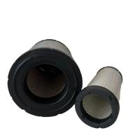 China Excavator Air Filter P536457 P536492 AF25589 40CC1473 131-8822 131-8821 237*131*330MM for sale