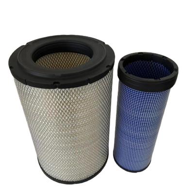 China FUSO Reference NO. AG 1012 excavator air filter MB-KU810AB 4286128/4286130 AF25414/AF25412 P821938 / P821963 AT280662/ AT280663 for sale