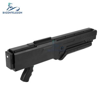 China 125W High Power Handheld Signal Jammer with 1200m Range and Multi-Band Anti UAV Gun for sale