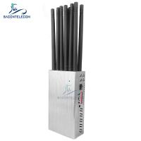 China 12 Channels 20W Power 2 Hours Battery Portable WiFi Jammer for Cell Phone GPS Signal Blocker for sale