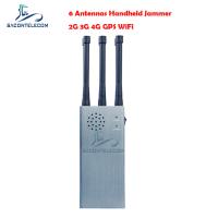 China 6 Bands 30m Radius Bluetooth Signal Jammer with 54Watt Output Power for GPS WiFi and Cell Phone Blocking for sale