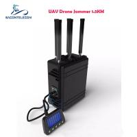 China IP55 Waterproof UAV Drone Signal Jammer with 1.5km Jamming Radius and Built-In Battery for sale