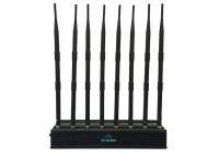 China VHF UHF Mobile Phone GPS Jammer with Omni Directional Antennas and 19W Output Power for sale