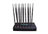 China 14 Bands 35W High Power Mobile Phone Signal Jammer with 24 Hours Work Time for Schools and Offices for sale