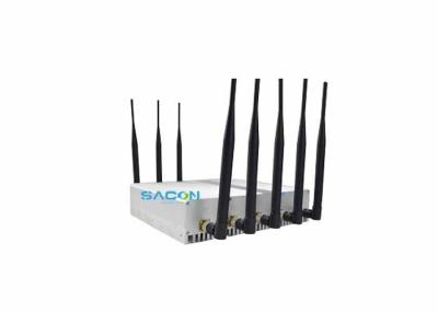 China 18W Output Power 8 Channels Signal Jammer with 40m Jamming Range for Mobile Phone Blocker and WiFi GPS Jammer for sale