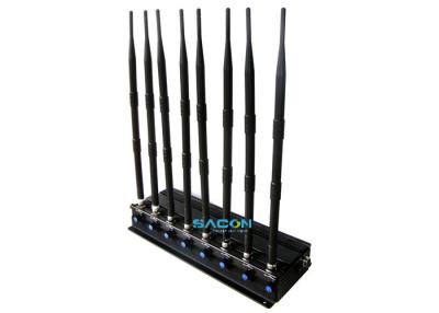 China 20W Output Power 2.4G 5.8G Signal Jammer with 8 Omni-Directional Antennas and 40m Jamming Range for sale