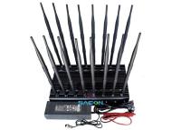China 16 Channels 38w Wifi Signal Jammer with 40m Jamming Range for Secure Meeting Rooms and Museums for sale