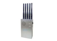 China Portable 5 Bands Wifi Signal Jammer with 2.5W Output Power and 20m Jamming Range for Theatres and Galleries for sale