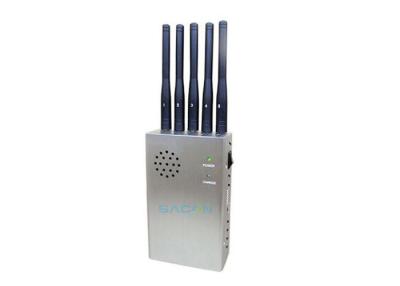 China Portable 5 Bands Wifi Signal Jammer with 2.5W Output Power and 20m Jamming Range for Theatres and Galleries for sale