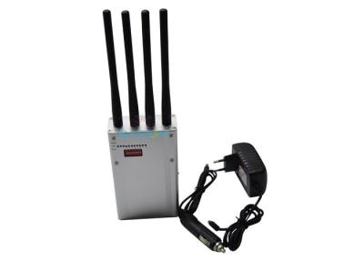 China Professional Digital Portable Signal Jammer with 6.5W Output Power 4 Antennas and 30m Jamming Range for sale