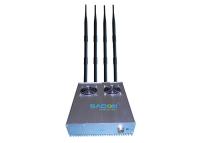 China 20W Output Power 4 Bands WiFi Signal Jammer with 50m Jamming Range for sale