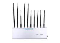 China 10 Bands High Gain Antenna Signal Jammer with 2W Output Power for School and Office Use for sale