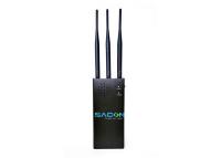 China 10W Output Power Portable UAV Jammer with 3 Bands for Up to 100m Drone Signal Blocking for sale