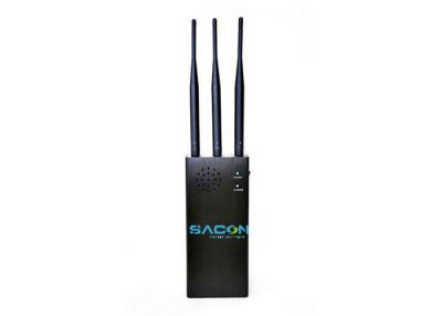 China 10W Output Power Portable UAV Jammer with 3 Bands for Up to 100m Drone Signal Blocking for sale
