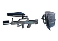 China Long Distance Gun Style Anti UAV Jammer with 2000m Jamming Range and GPS, 2.4G, 5.8G Frequency for sale