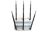 China 70W High Power 6 Bands Signal Jammer Cell Phone Blocker With Up To 80 Meters Range for sale