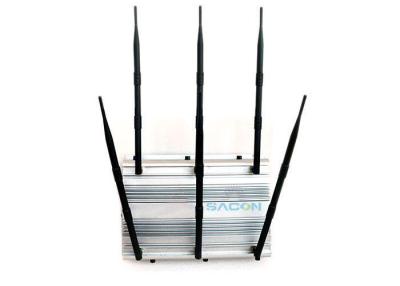 China 70W High Power 6 Bands Signal Jammer Cell Phone Blocker With Up To 80 Meters Range for sale
