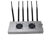 China 6 Channels 12W Output Power Prison Signal Jammer with 30 Meters Jamming Range for sale