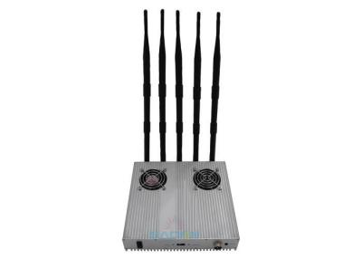 China 12 Watt WiFi GPS Phone Jammer with 40m Range for Continuous Operation in Prisons for sale