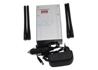 China Handheld Digital Cell Phone GPS Jammer with 6.5w Output Power and 4 Antennas for 300-3000 Square Meters Jamming Range for sale