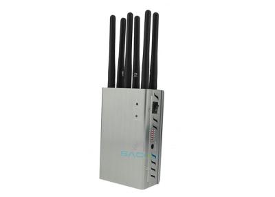 China 8W Output Power Signal Jammer with 30m Jamming Range and 8 Bands for Multi-Frequency Blocking for sale