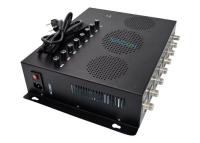 China 80m Long Range Vehicle Mounted Jammer with 80 Watt Power and Cooling Fans for sale