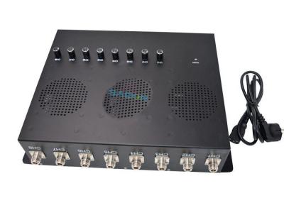 China 80W Output Power 8 Bands Vehicle Mounted Signal Jammer with 80m Range for Prison Security for sale