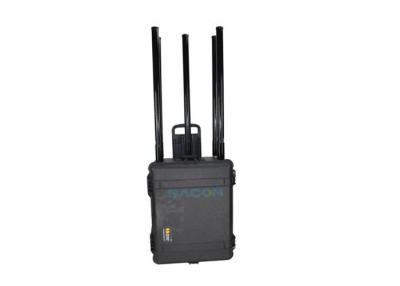 China 150W Output Power Manpack Jammer with 100-200 Meters Jamming Range and Waterproof Case for sale